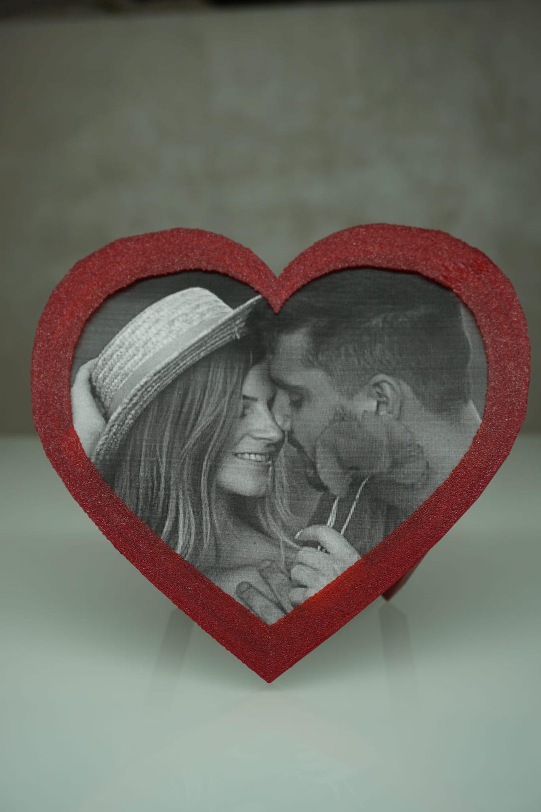 3D Heart Frame With Personalized Lithophane – Romantic Gift for ...