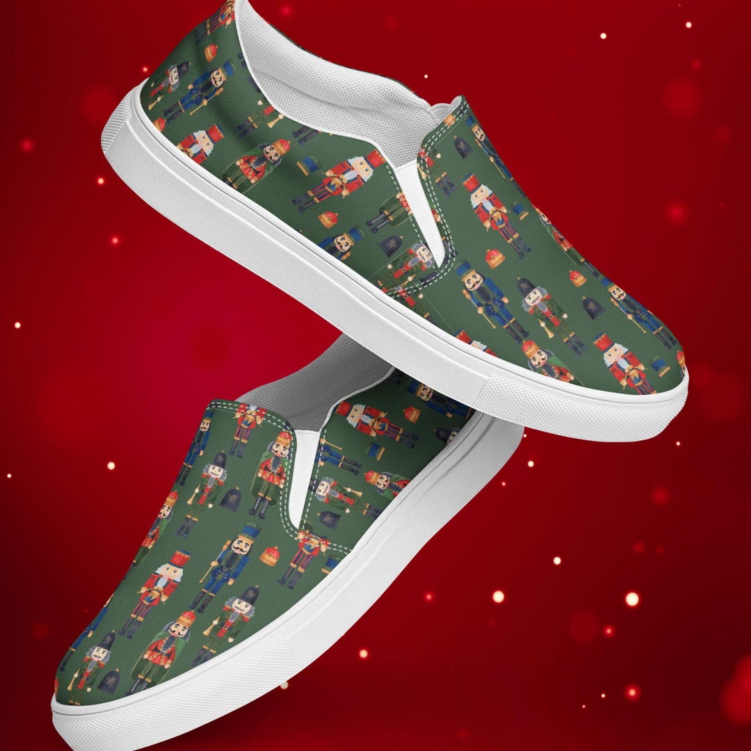Nutcracker Christmas Shoes Nutcracker Shoes Nutcracker Womens Slip-on ...
