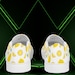 Lemon Print Slip on Shoes for Women | Bright Fruit Pattern Canvas ...