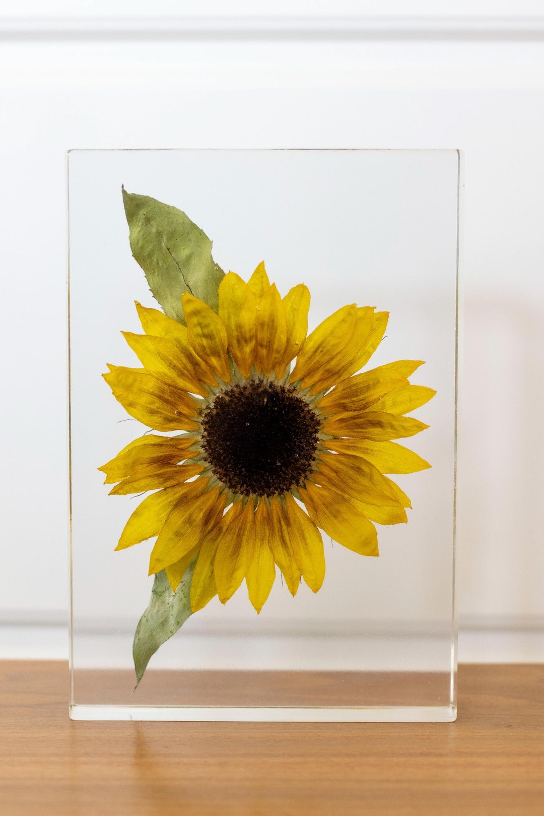 Resin Flower Art Sunflower Dried Flowers Epoxy Resin Home Decor Fall ...