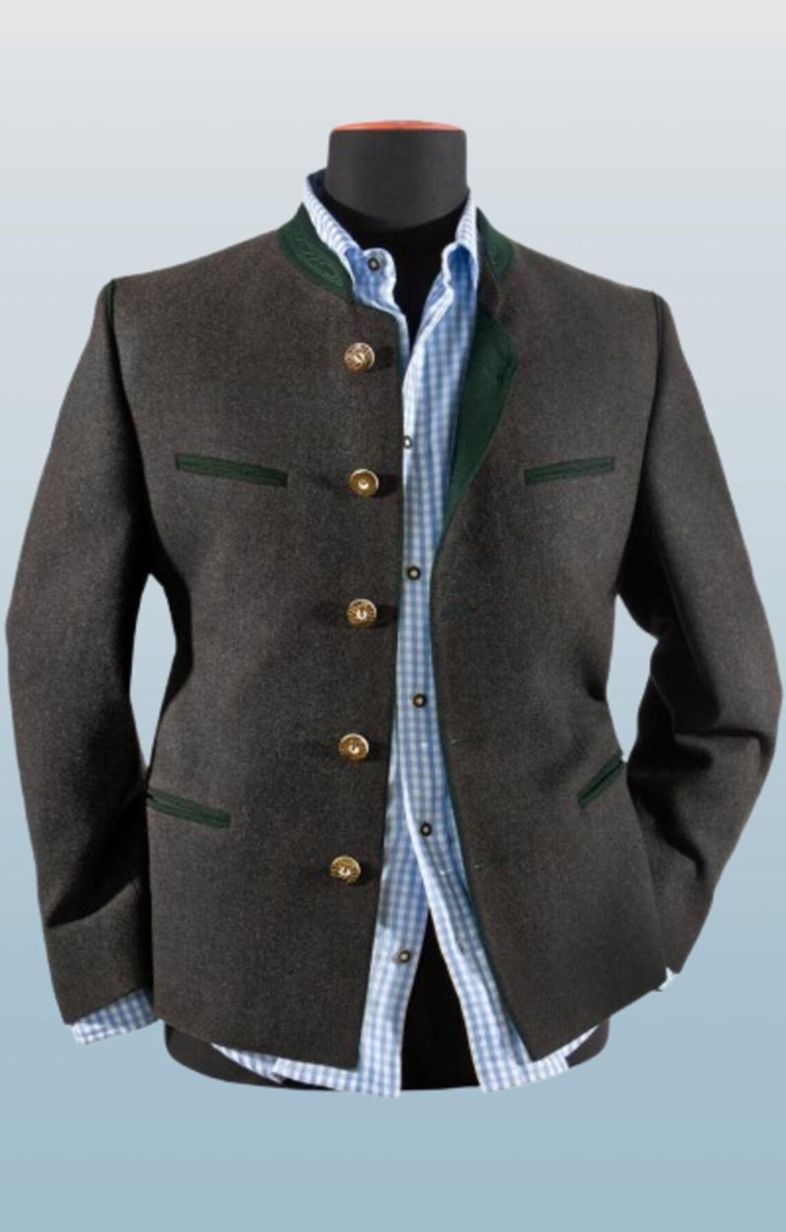 Custom Wool Loden Jacket: Traditional Bavarian Oktoberfest Blazer - Etsy