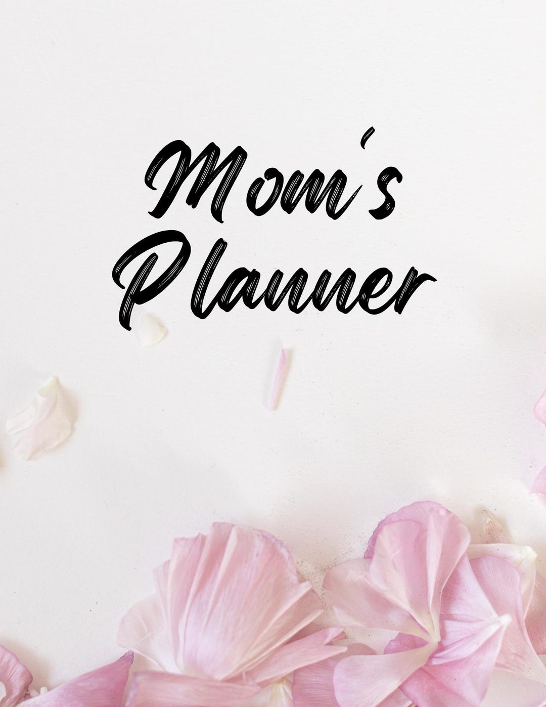 Mom's Planner |daily, Weekly & Monthly Organizer for Busy Moms ...
