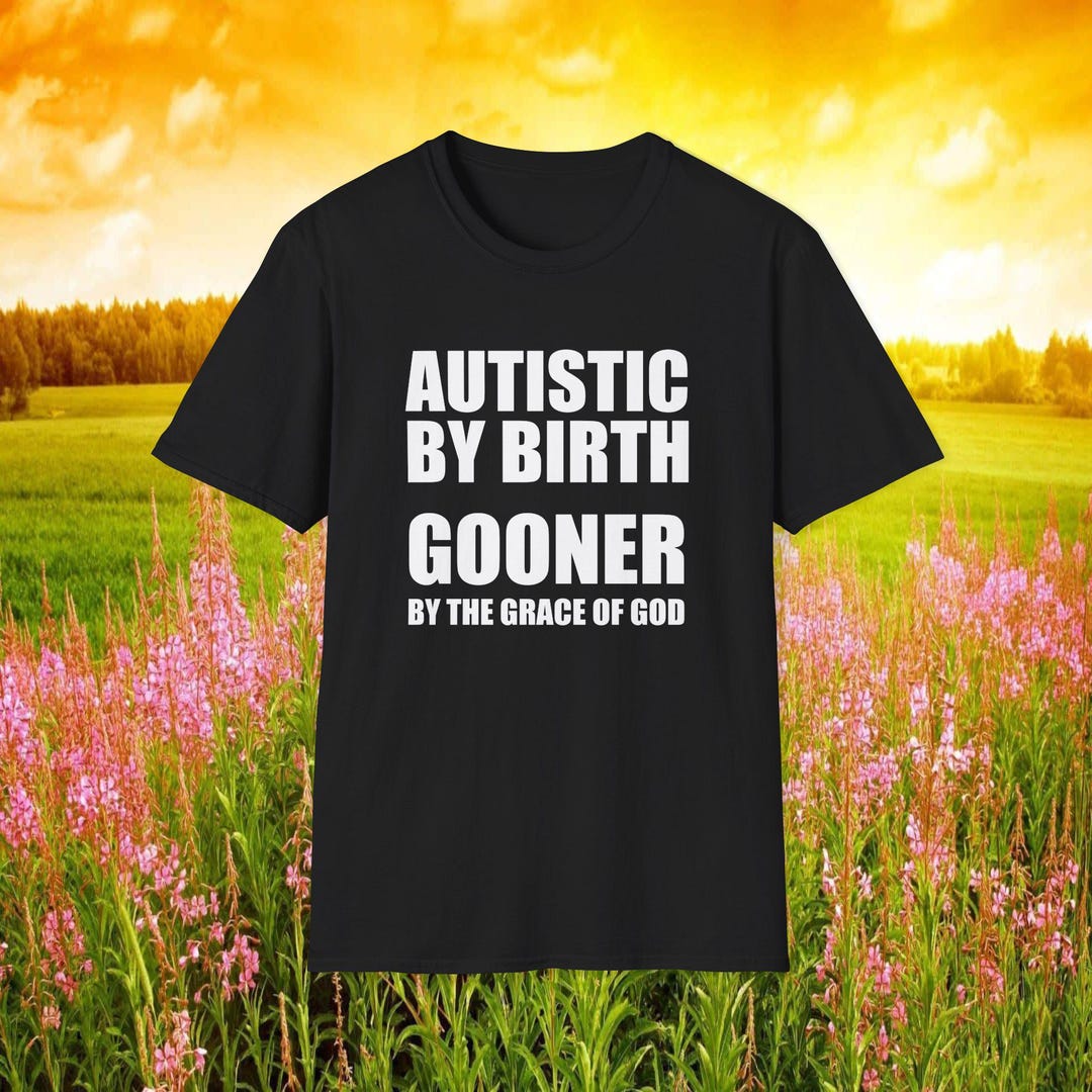 Funny Brainrot Meme Tshirt, Autistic Gooner Joke Tee, Stupid Gift Shirt ...