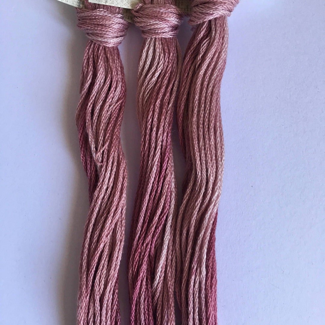 Colour Gem Thread. Pivoine. Over Dyed Thread. Hand Dyed Floss. Indie ...