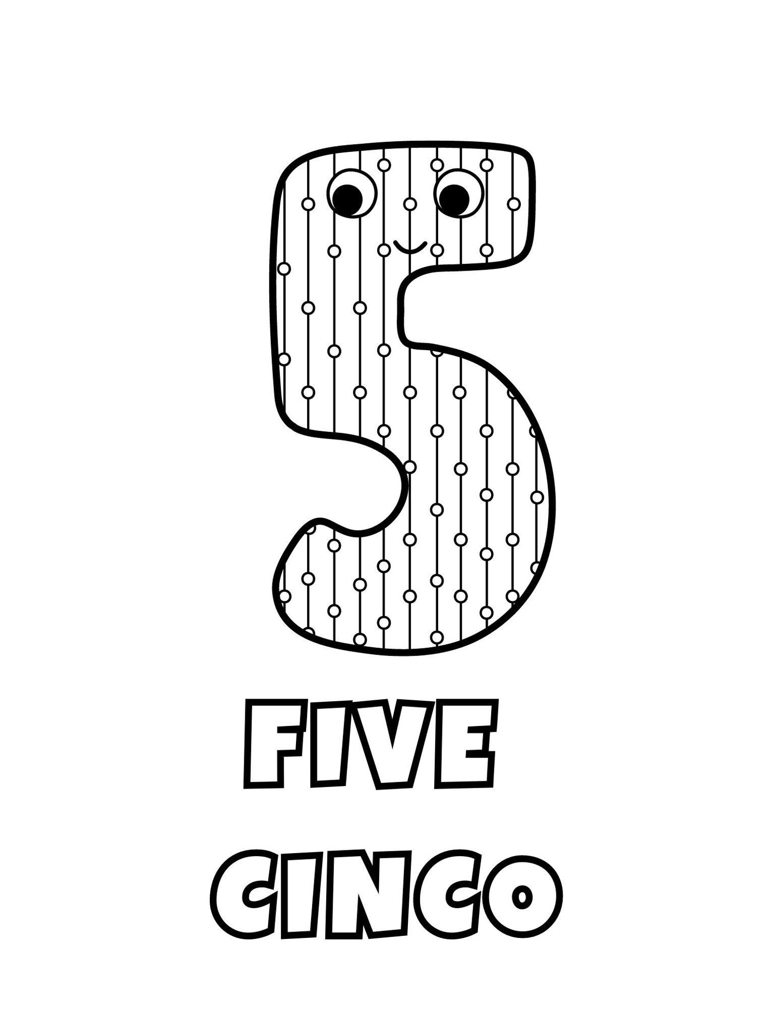 1 2 3 Coloring Sheets for Kids - Etsy