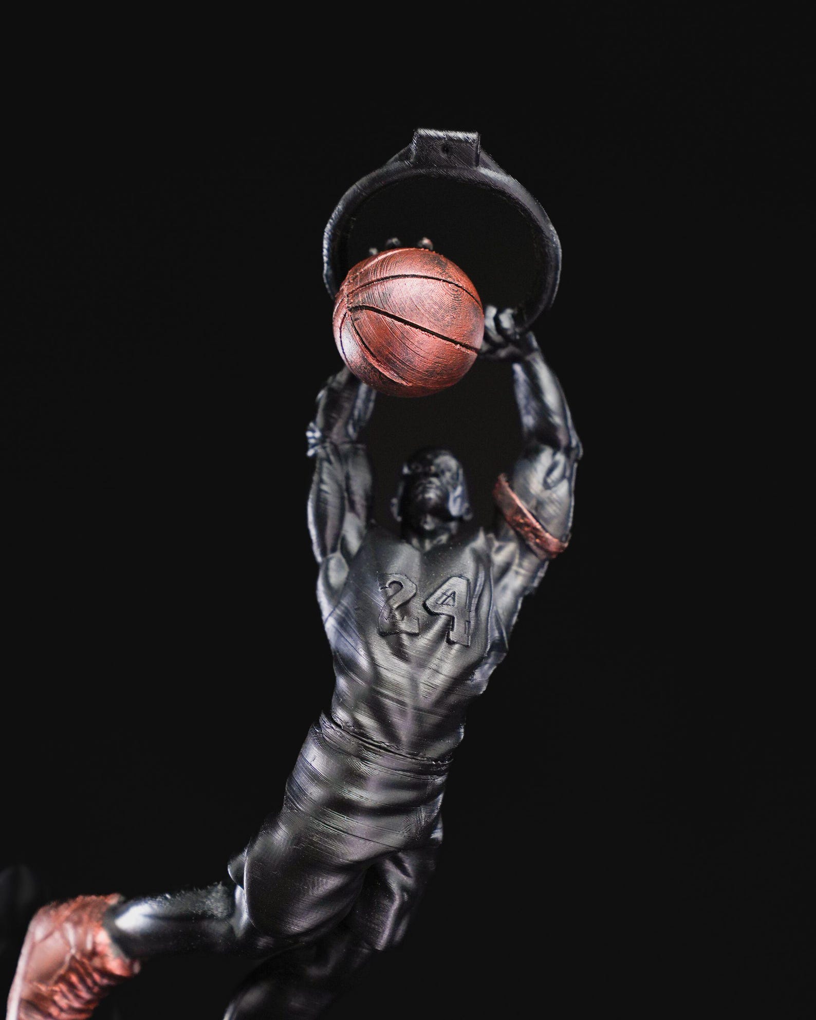 3D Printed Basketball Dunk Statue: Shattered Backboard Sports Decor - Etsy