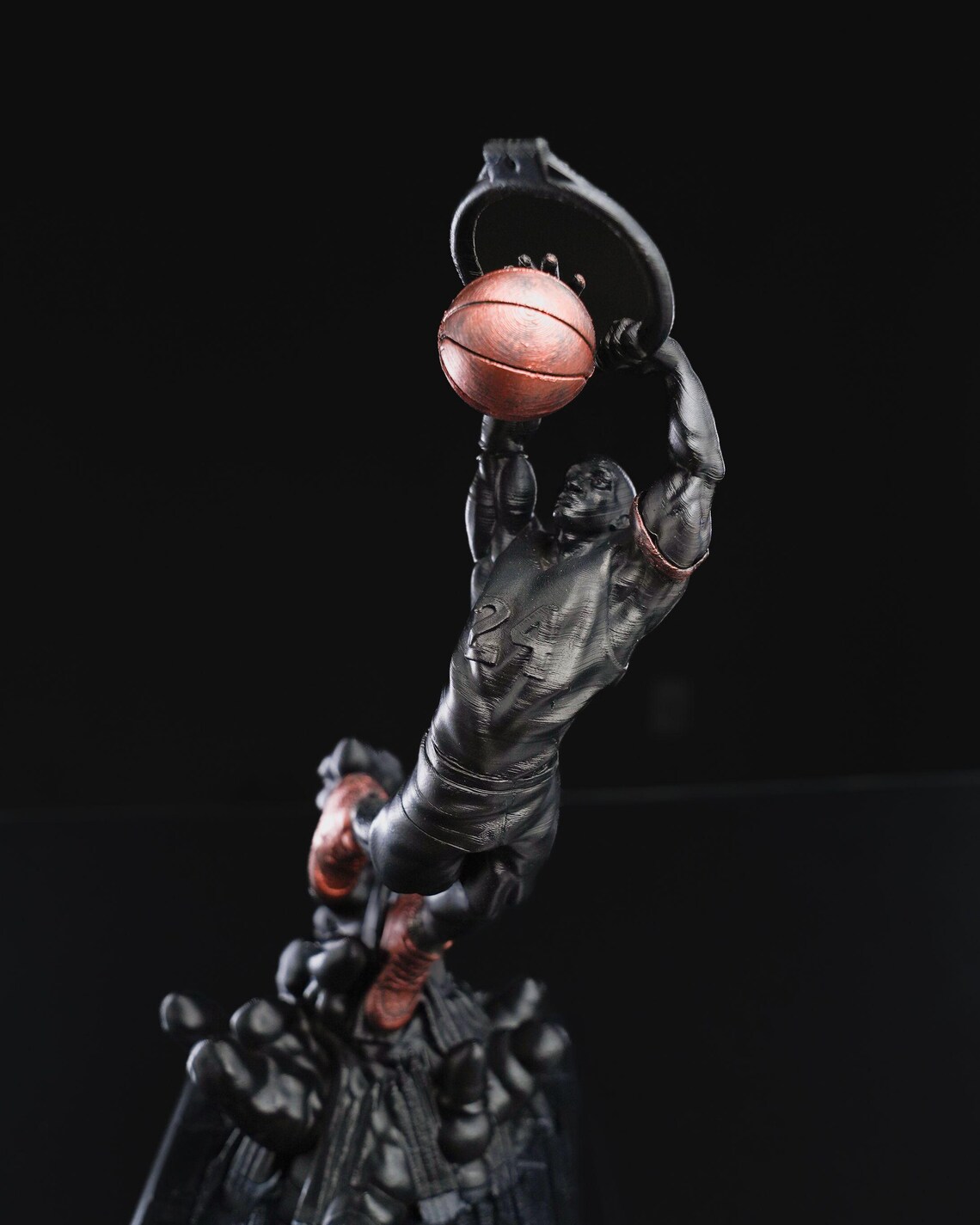 3D Printed Basketball Dunk Statue: Shattered Backboard Sports Decor - Etsy