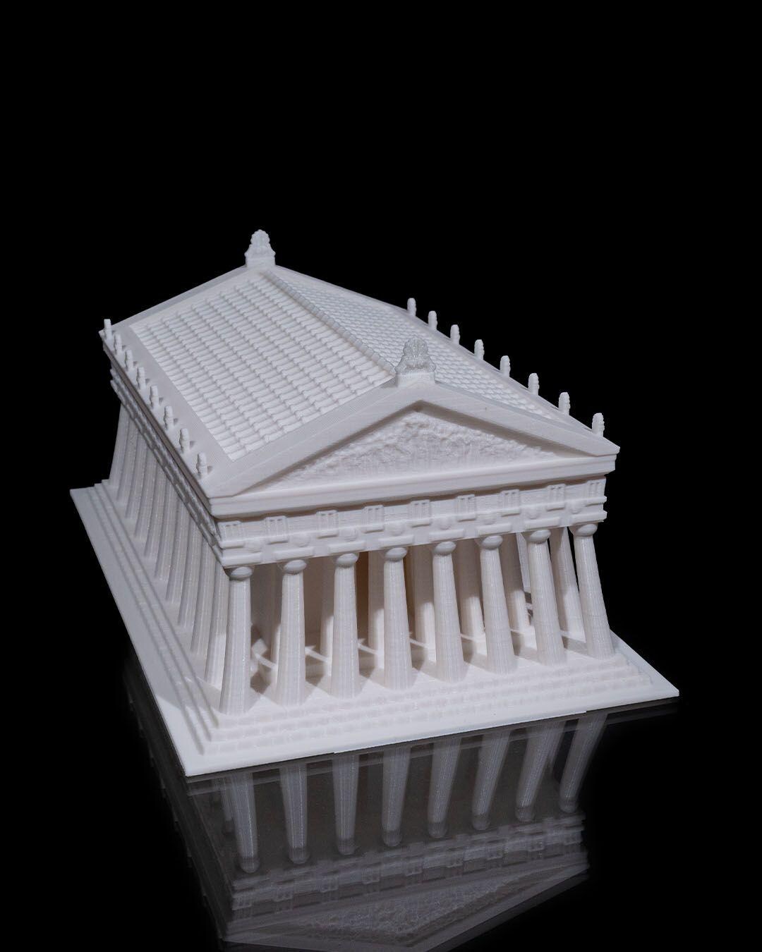 The Parthenon Model Detailed Architectural Replica Elegant Home Decor ...