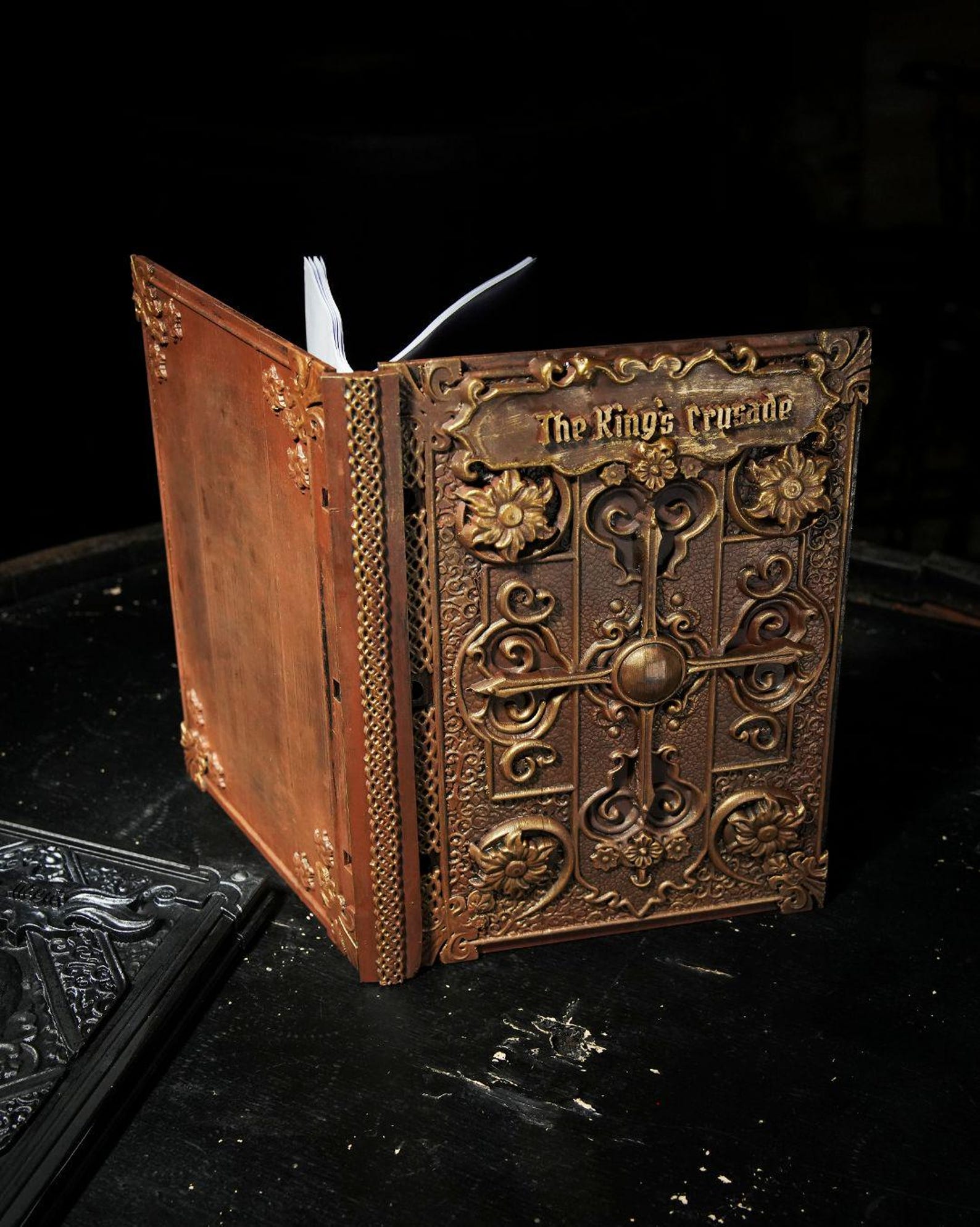 Customizable Antique Gold Notebook Cover, Personalized A5 Journal - Etsy