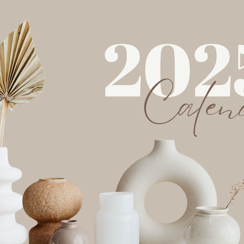 Aesthetic 2025 Calendars - Etsy