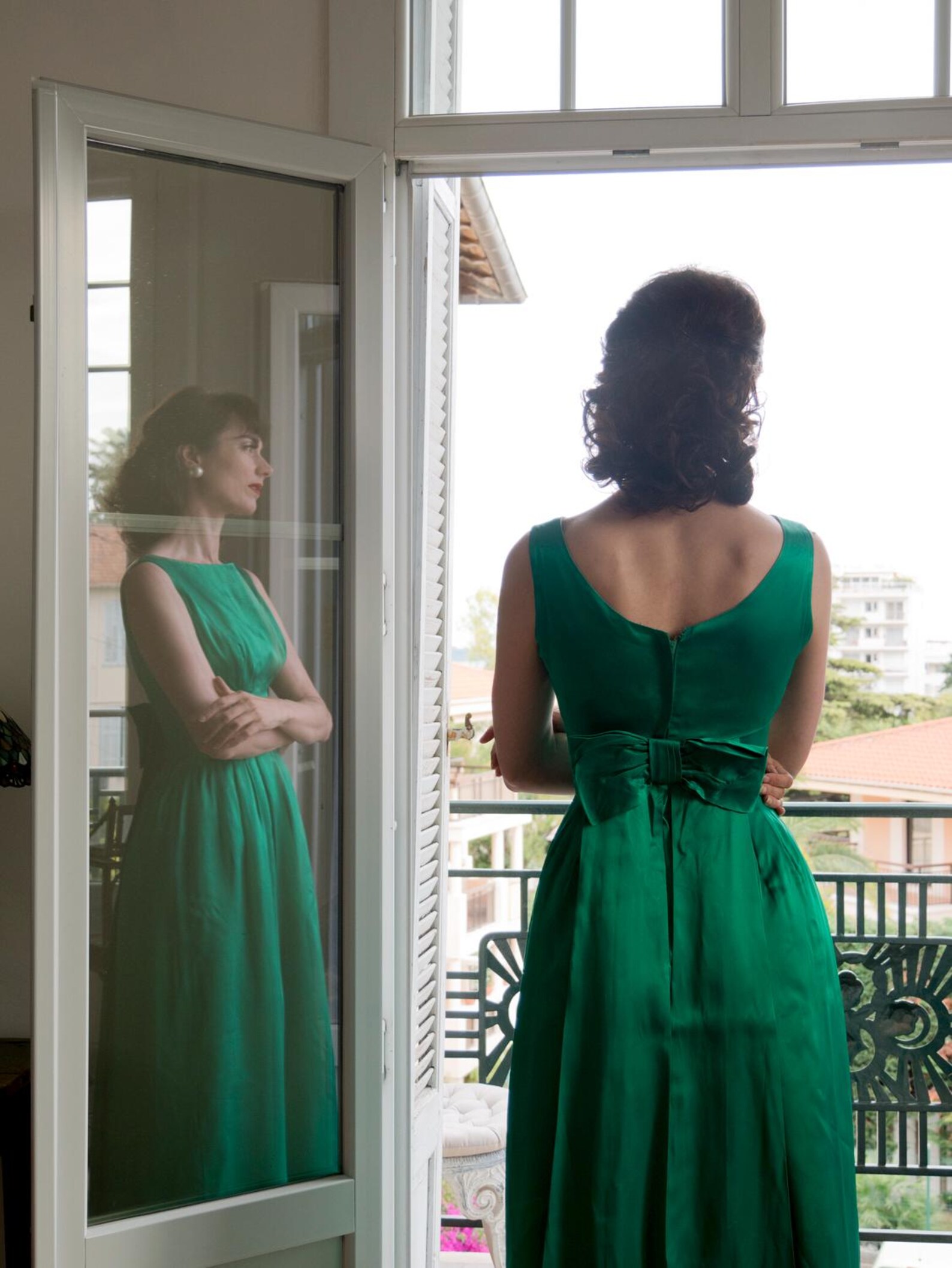 1950s Emerald Green Satin Evening Gown - Imperfect, Damaged - Small - Etsy