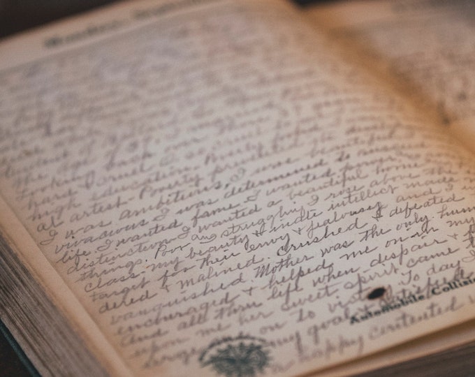 PDF Handwritten Vintage Diary 1929-1930 - Adeline Barnes - Digital ...