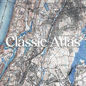 Harlem New York 1897 USGS Map Poster | Restored and Remastered Vintage ...