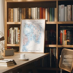 Bar Harbor Maine 1904 USGS Map Poster | Restored and Remastered Vintage ...