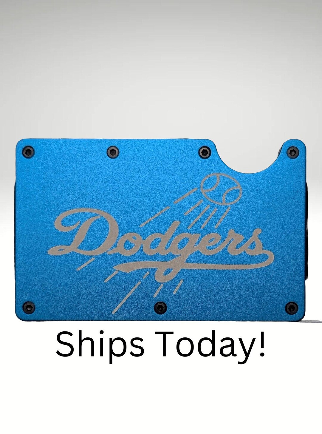 Los Angeles Dodger MLB Metal Aluminum Minimilist Mens Slim Wallet Money ...