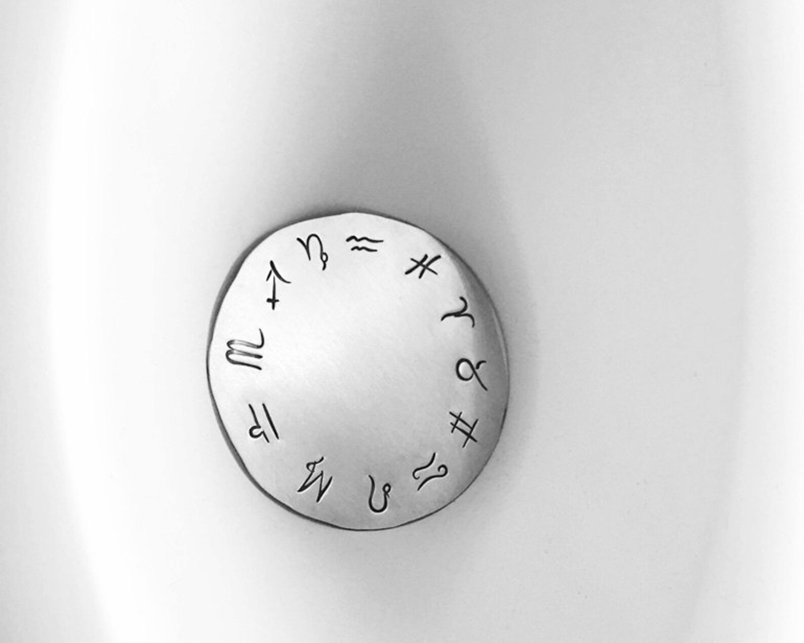 Zodiac Sign Necklace Custom Zodiac Triangle Design in | Etsy