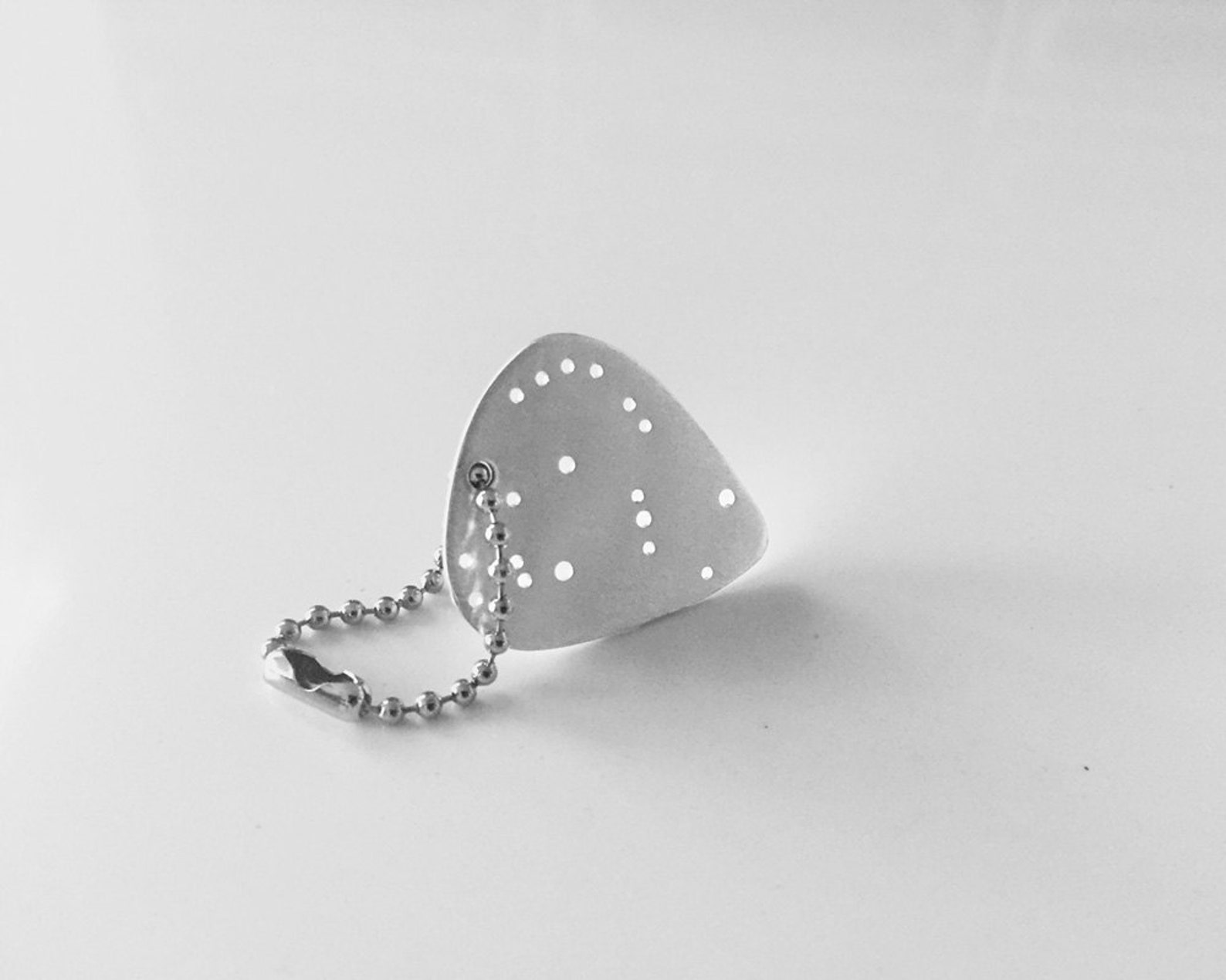 Guitar Pick Key Chain Custom Constellation Silver Guitar Pick - Etsy