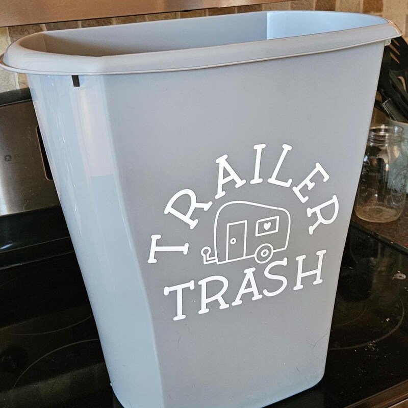 Trailer Trash Can - Etsy