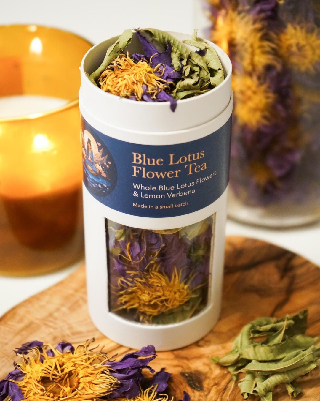 Blue Lotus & Lemon Verbena Tea ~ Ruya Teas ~ Organic Whole Flower ...