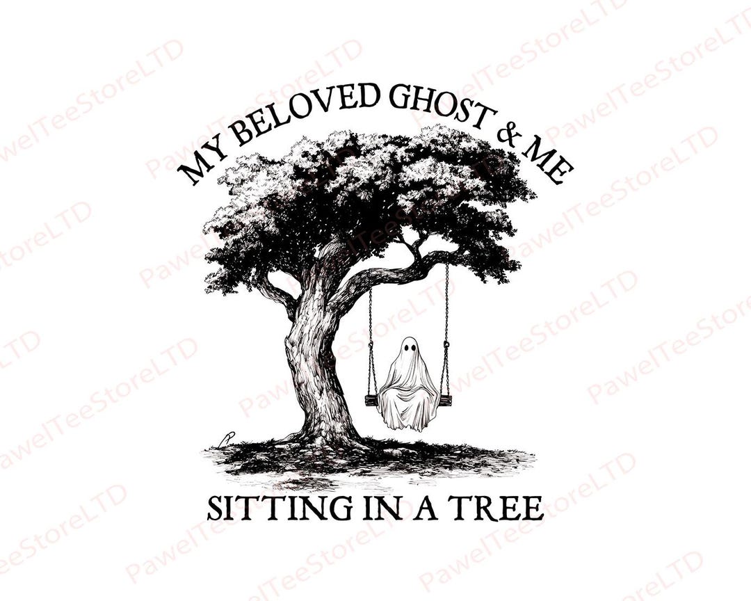 Ghost Halloween Png, My Beloved Ghost & Me, Halloween Shirt, Ghost Png ...