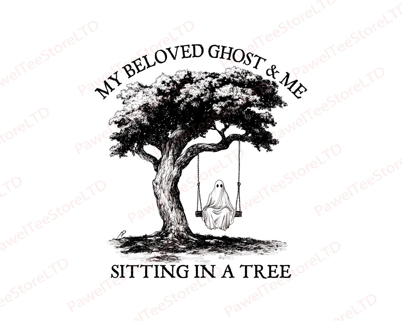 Ghost Halloween Png, My Beloved Ghost & Me, Halloween Shirt, Ghost Png ...