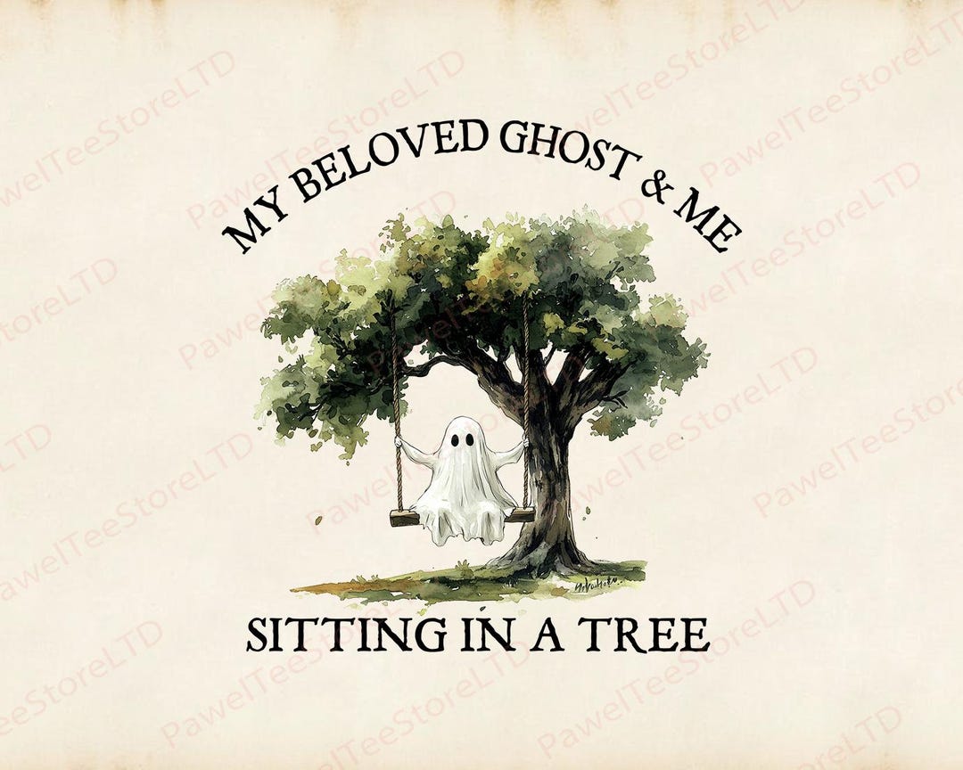 Ghost Halloween Png, My Beloved Ghost & Me, Halloween Shirt, Ghost Png ...