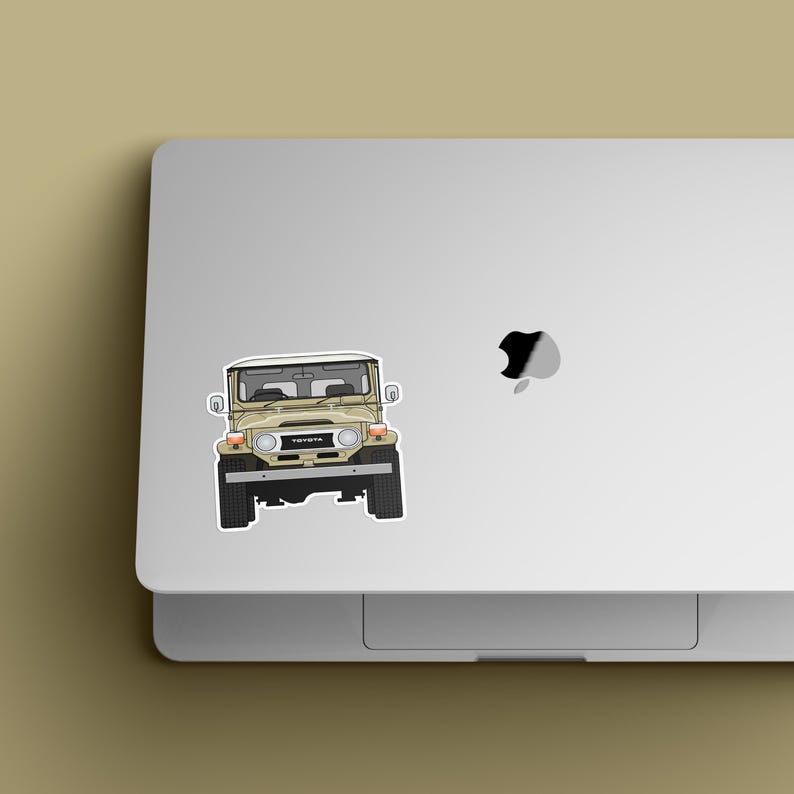 FJ40 Toyota Land Cruiser Vinyl Sticker in Beige - Etsy