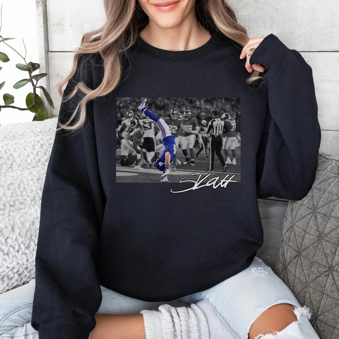 Cam Skattebo Backflip Celebration Shirt, New York Giants Football ...