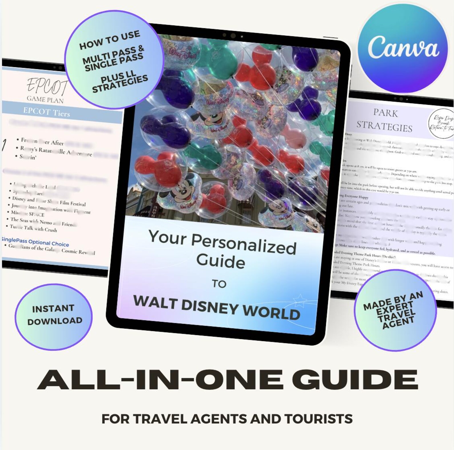 Walt Disney World Complete Guide + Multipass + Singlepass Lightning ...