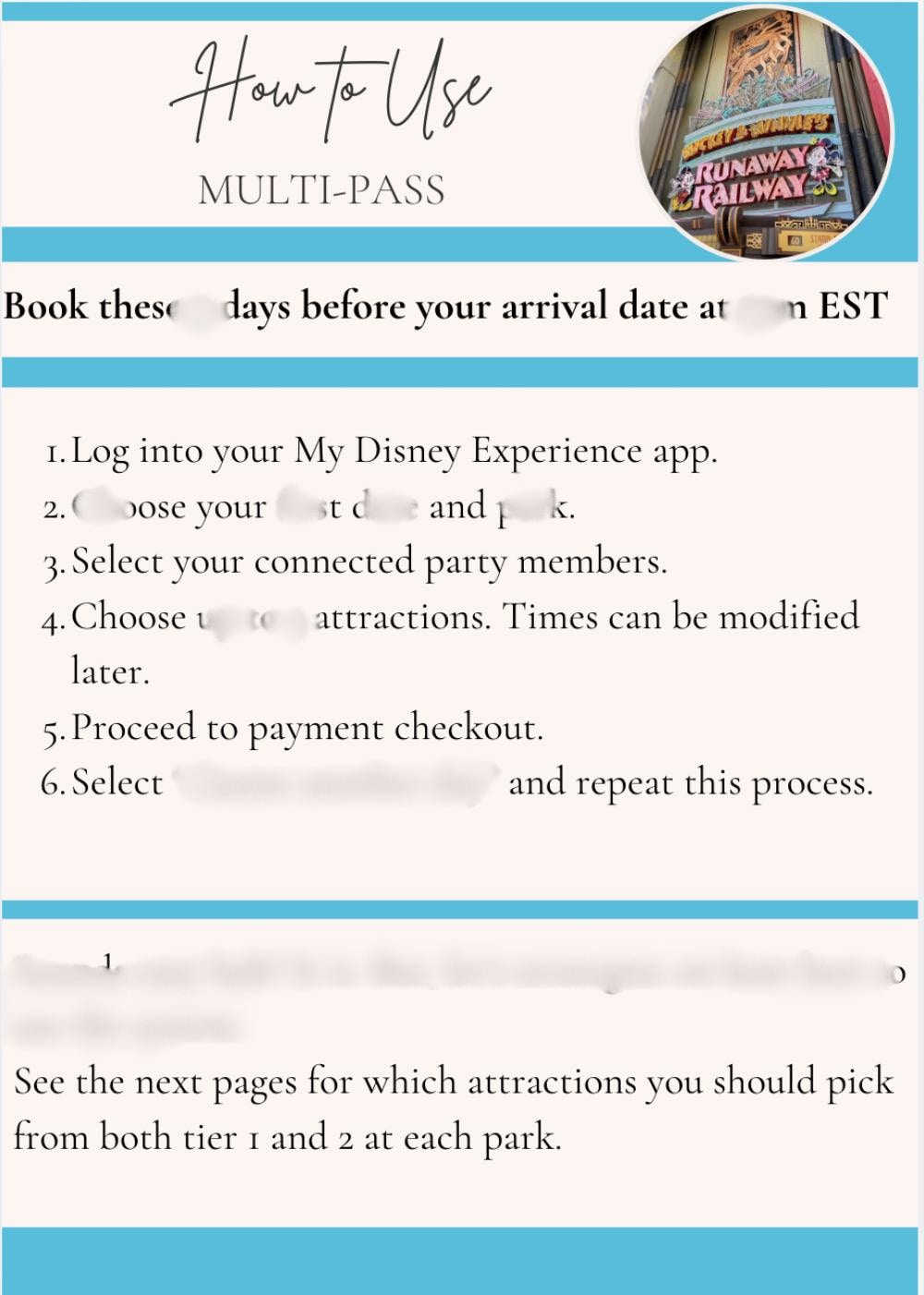 Walt Disney World Complete Guide + Multipass + Singlepass Lightning ...