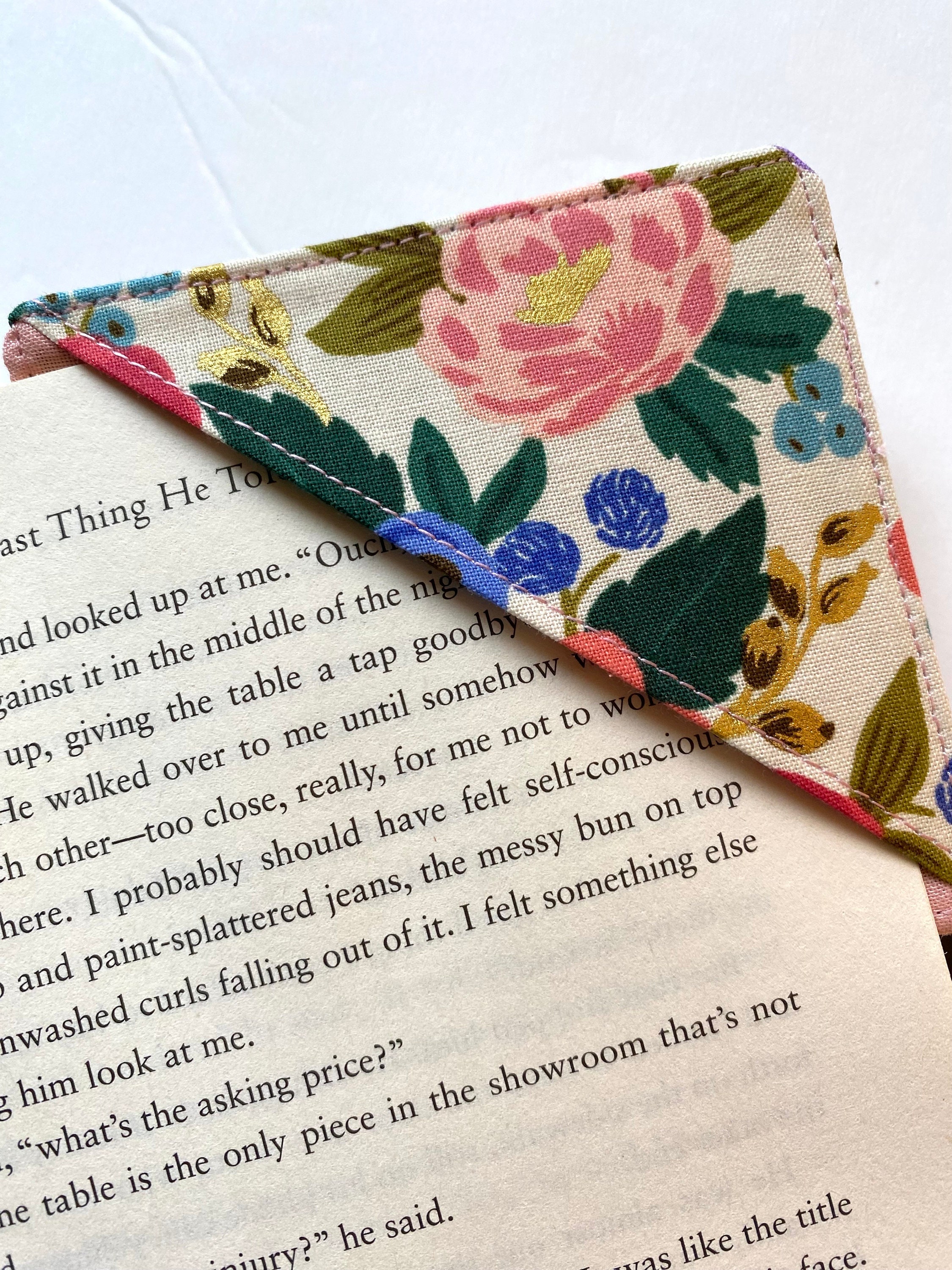 Corner Bookmark Sewing Pattern: DIY Project (PDF Download) - Etsy