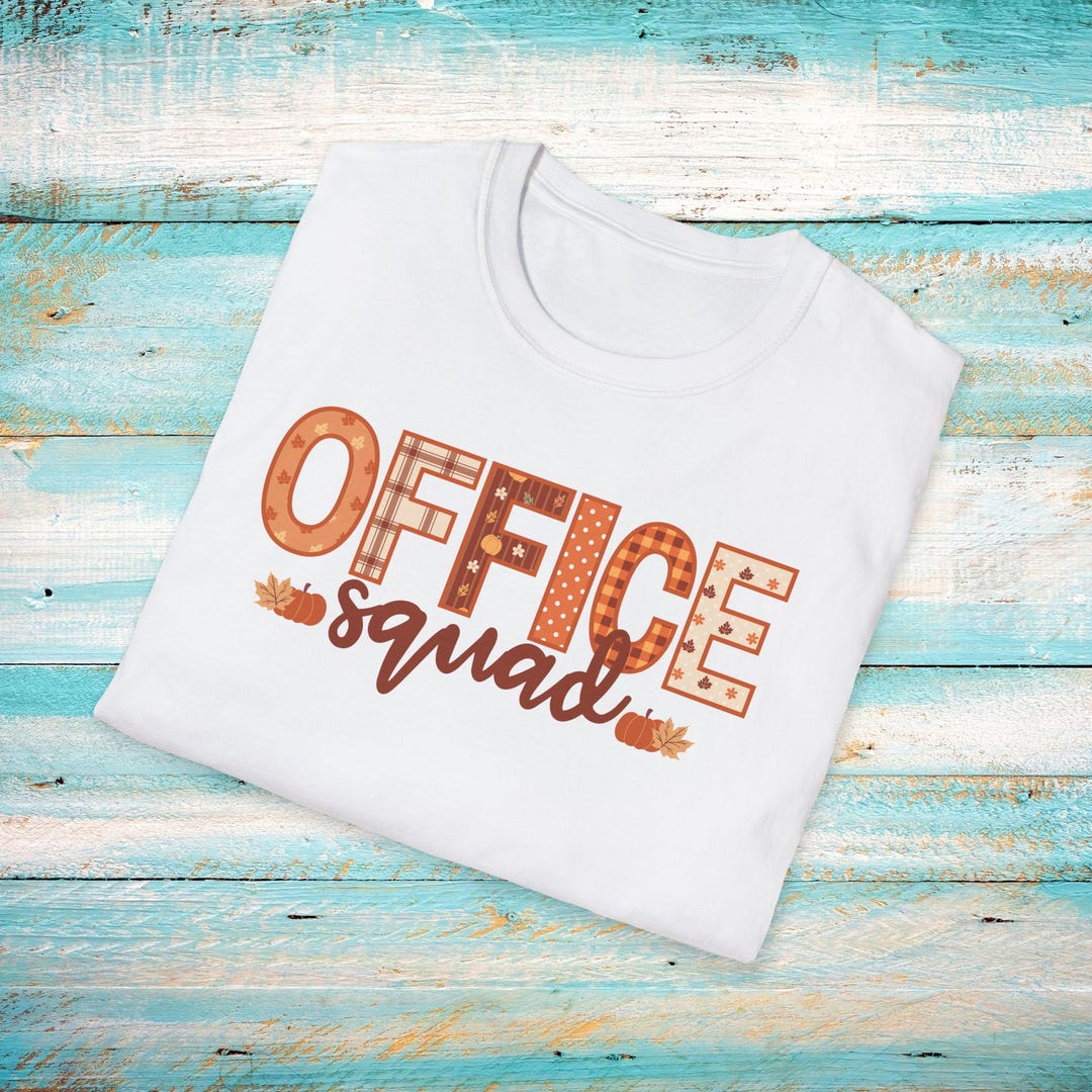 Fall Office Squad T-shirt: Fun Office Shirt, Back to School, Teamwork ...