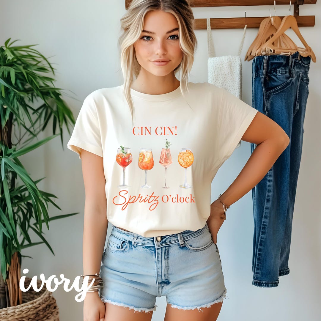 Girls Night Out, Aperol Spritz T-shirt, Italian Summer, Comfort Colors ...