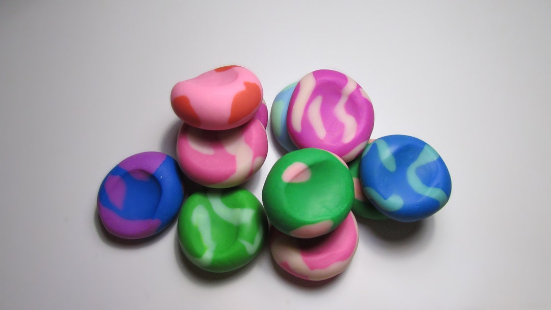 Worry Stone, Handmade Polymer Clay, Anxiety Relief - Etsy