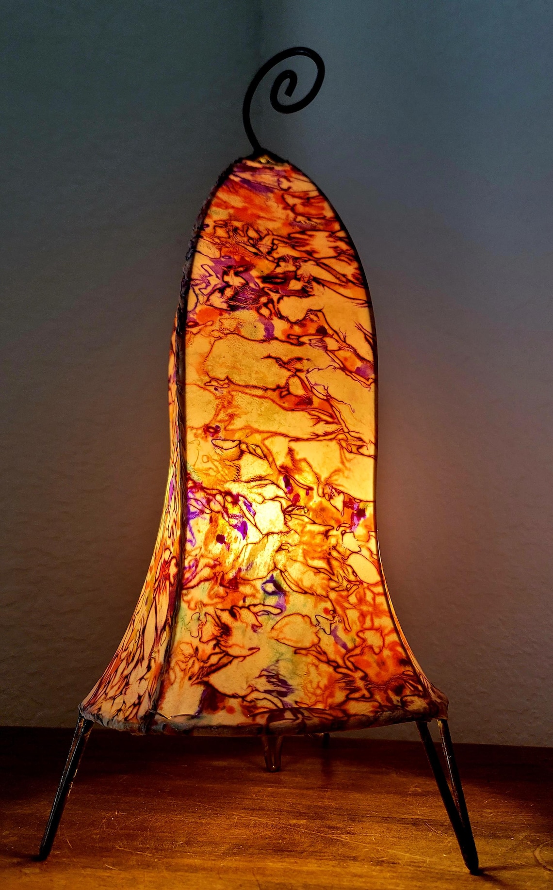 20 Multicolor Marbled Style Goat Skin / Henna Lamp - Etsy