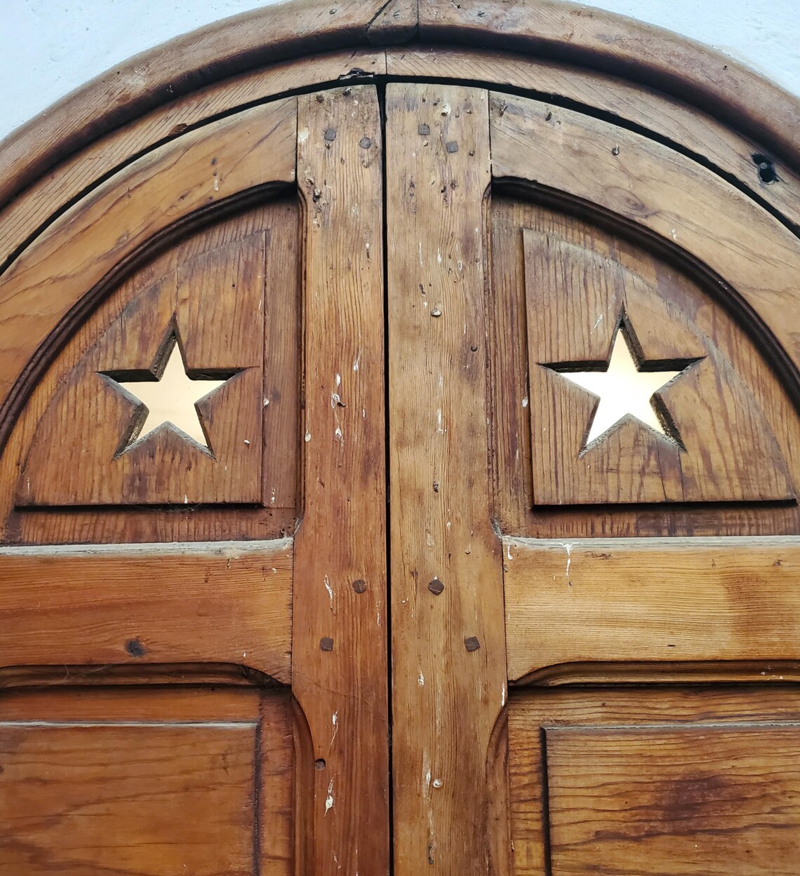 1970s Double Panel Arched Moroccan Riad Wooden Door - Etsy