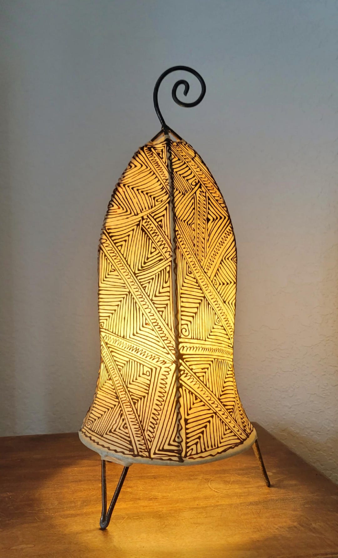 20 Black and White Goat Skin / Henna Lamp - Etsy