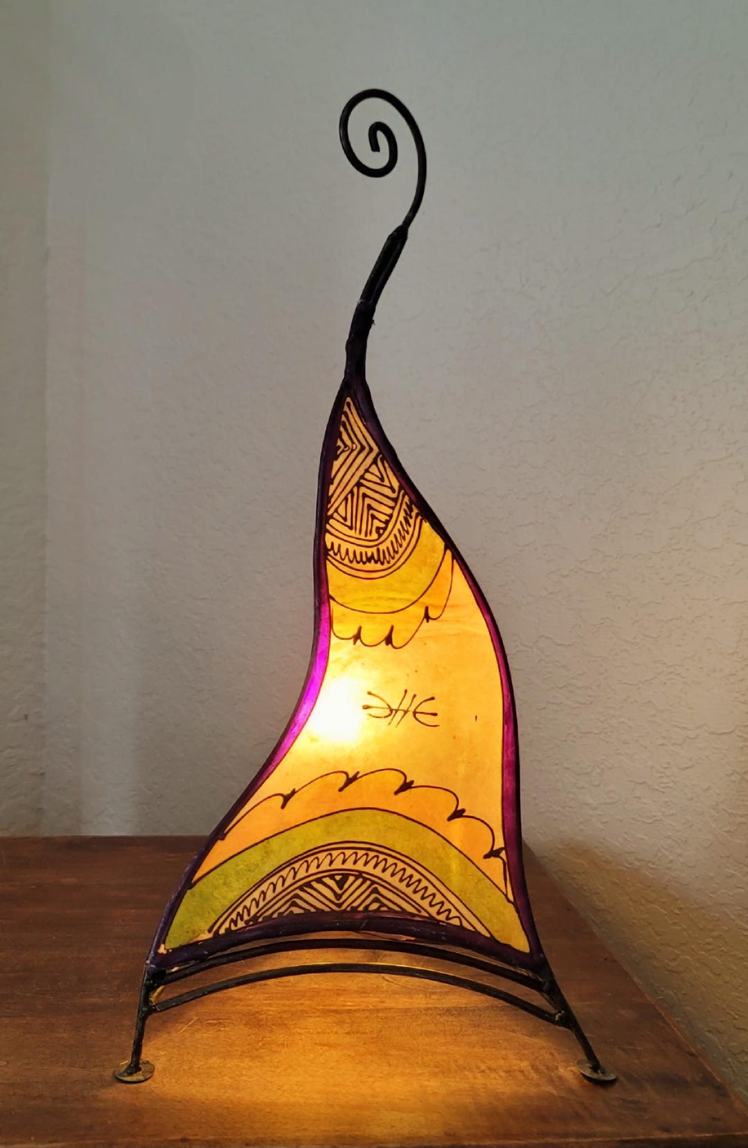 20 Multicolor Moroccan Goat Skin / Henna Lamp - Etsy