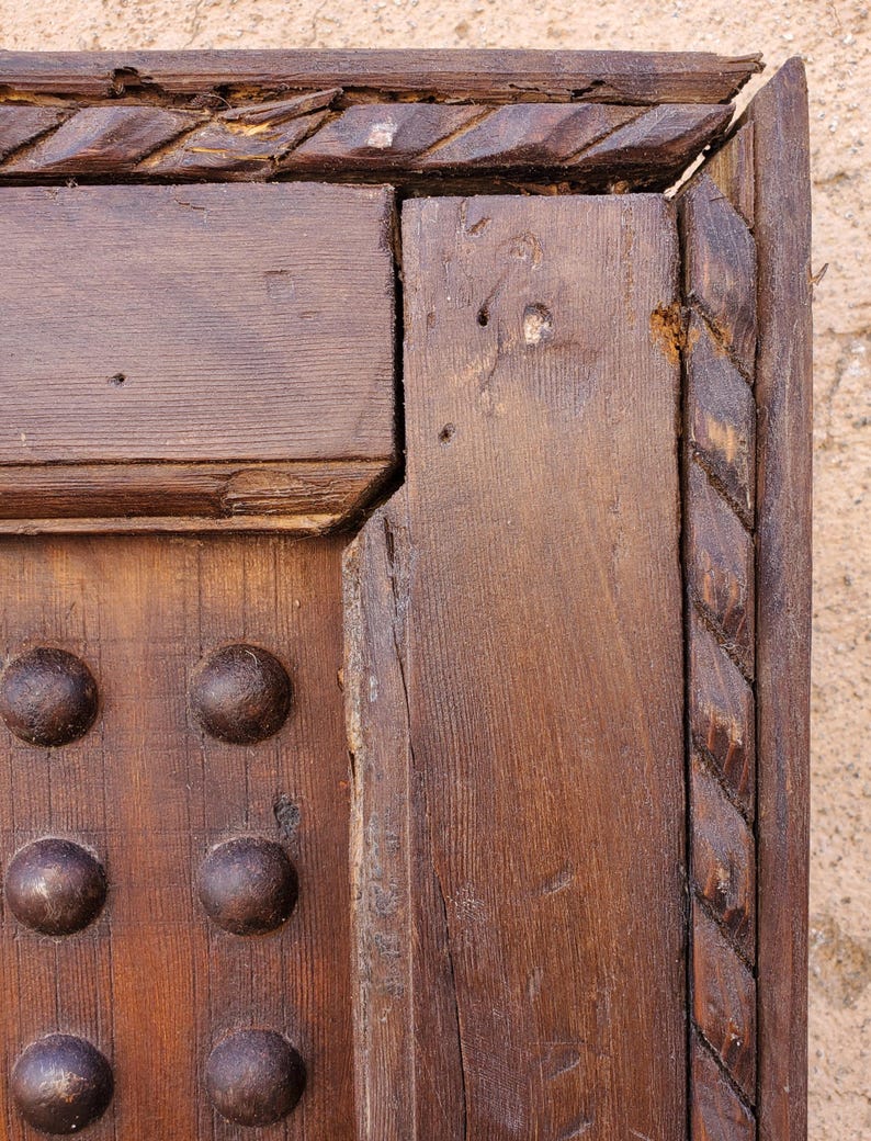 Vintage Moroccan Riad Wooden Door, - Etsy