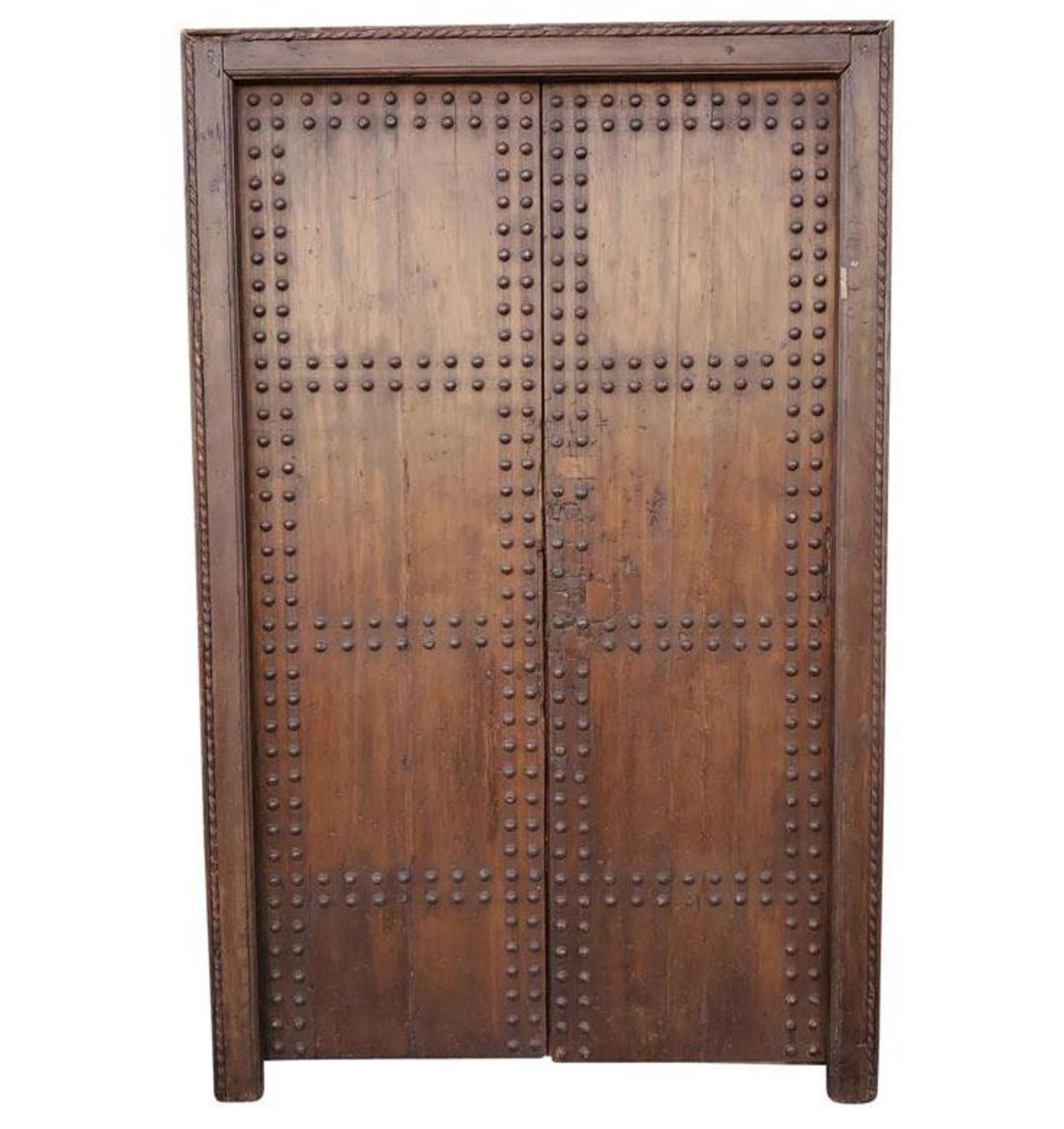 Vintage Moroccan Riad Wooden Door, - Etsy