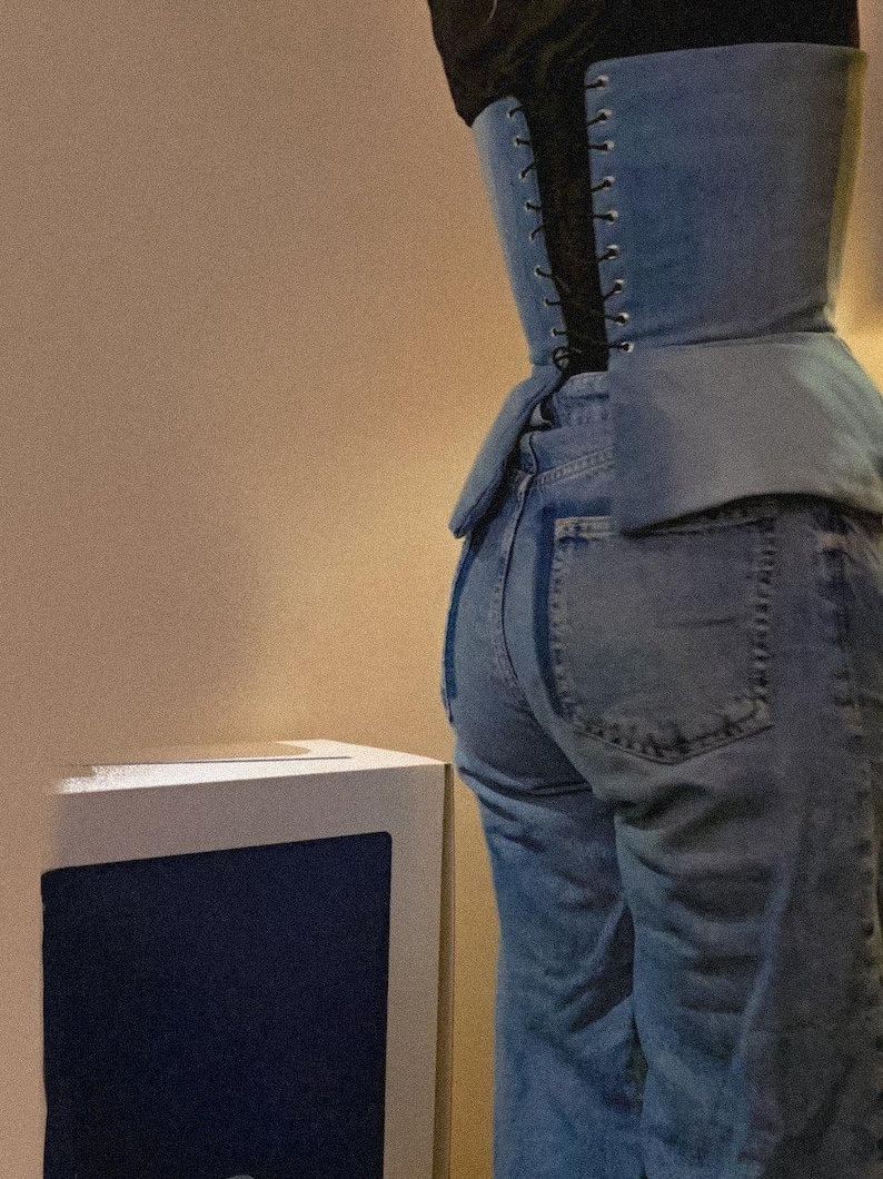 Custom Acne Studio Upcycled Corset - Etsy
