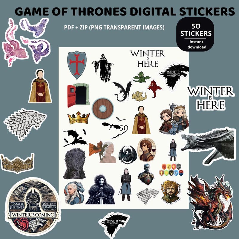 House Stark Decal - Etsy