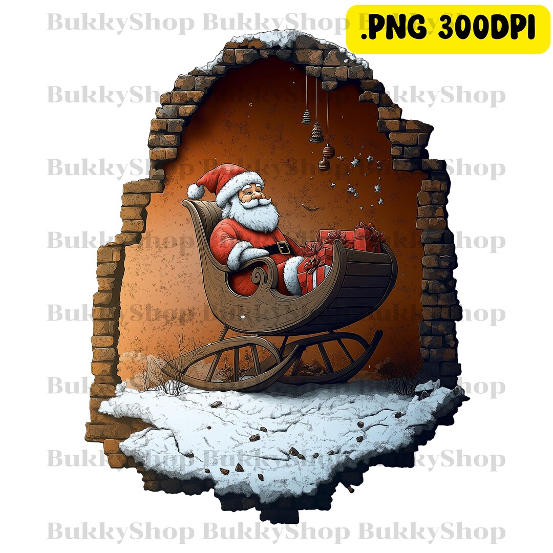 Vintage Santa, Santa PNG, Santa Claus, Cozy Santa, Winter Wonderland ...