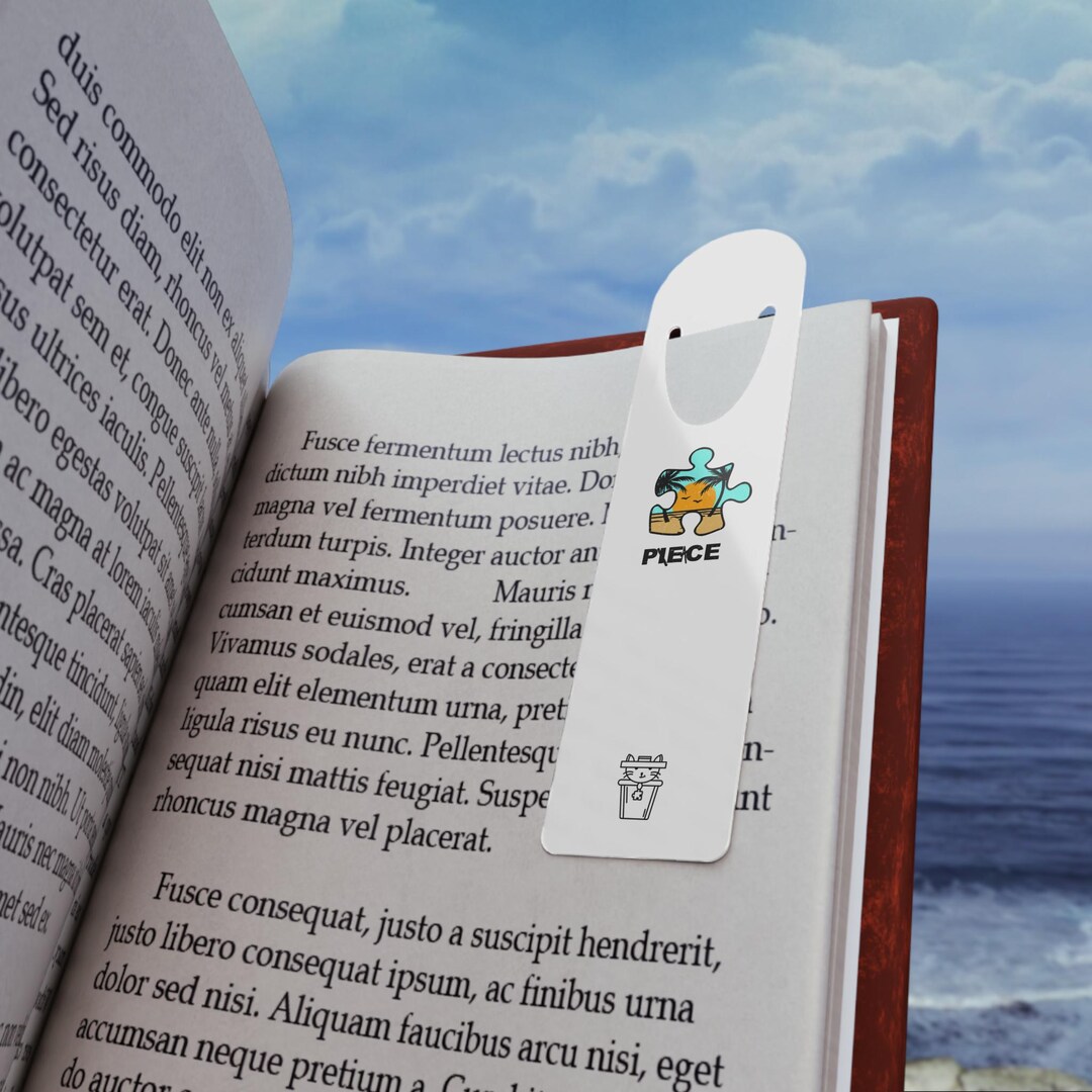 Peace Bookmark – Puzzle Piece Beach Design – Sunny Day Inspiration for ...
