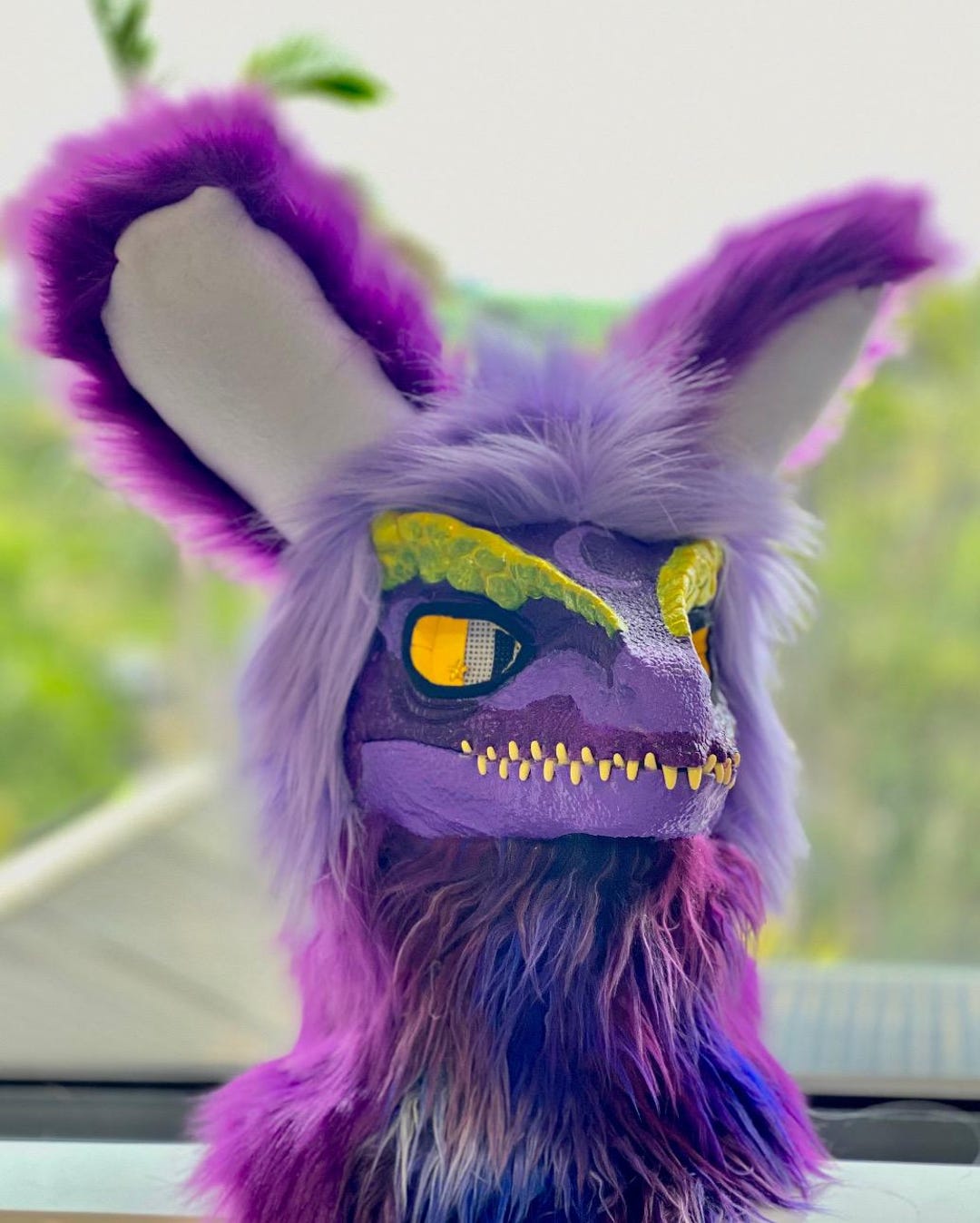 Premade Dinomask,fursuit, Cosplay, Mask Handmade Size: S-M - Etsy