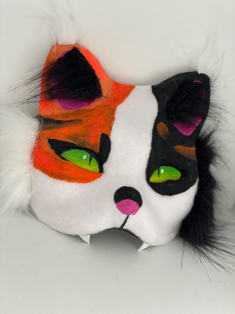 Premade Therian Calico Cat Mask - Etsy