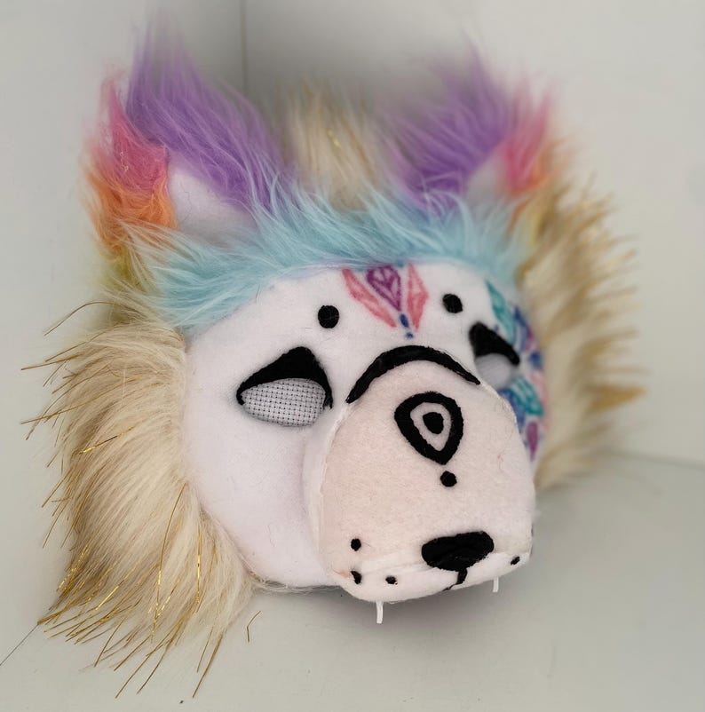 Premade Therian Pastel Fox Mask - Etsy