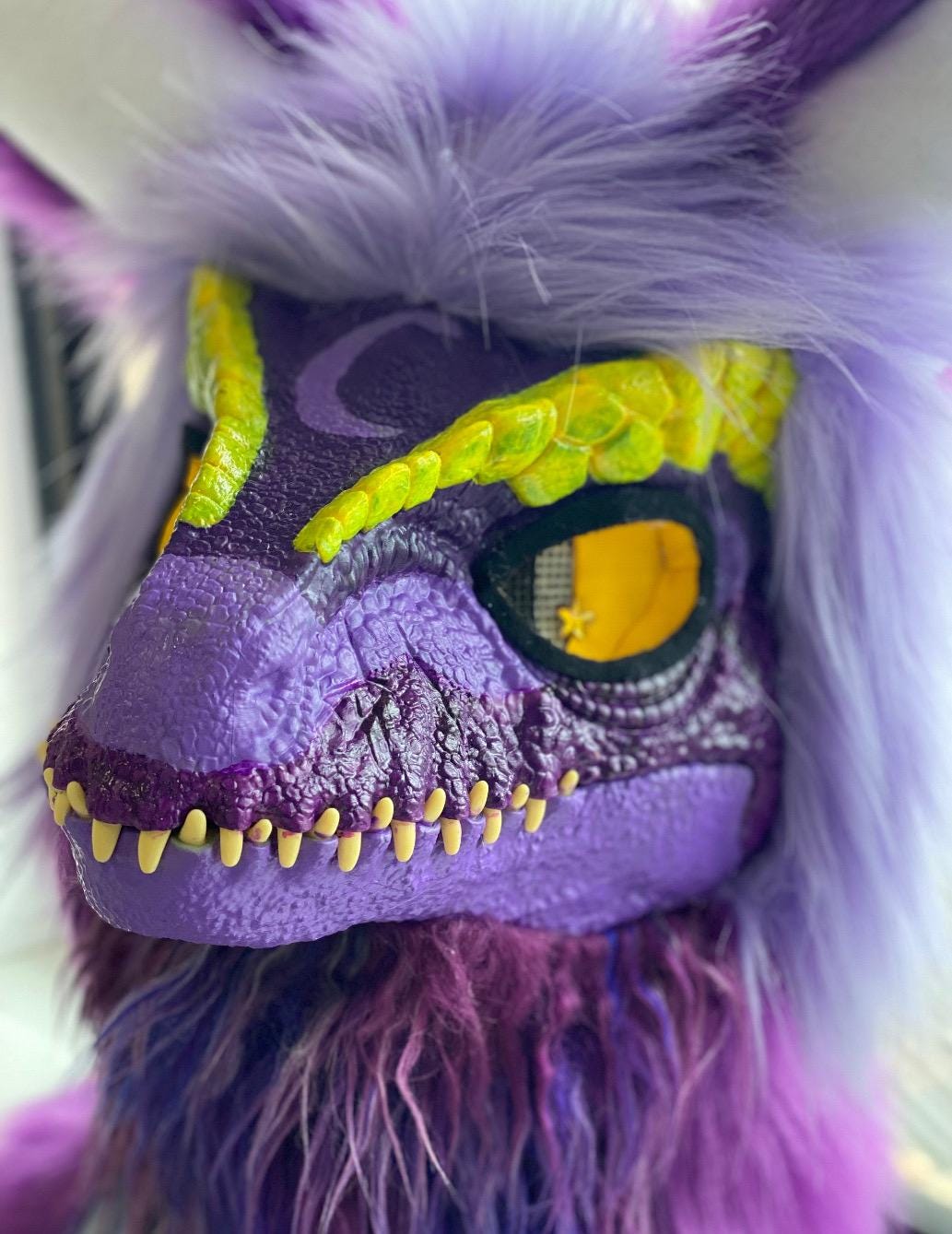 Premade Dinomask,fursuit, Cosplay, Mask Handmade Size: S-M - Etsy