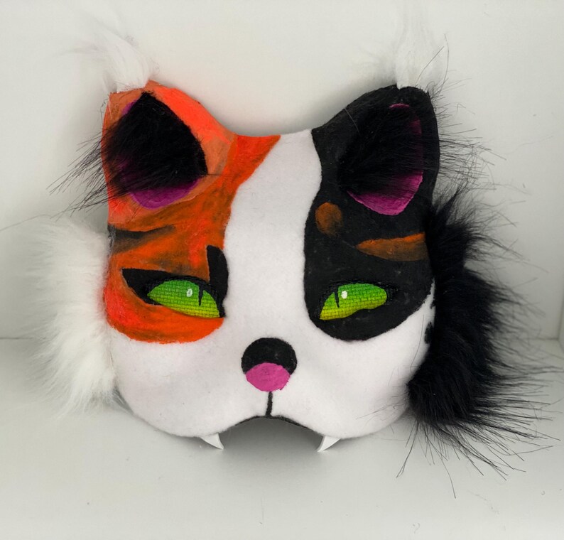 Premade Therian Calico Cat Mask - Etsy