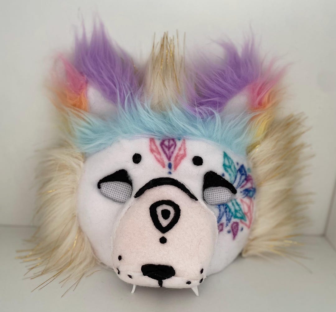 Premade Therian Pastel Fox Mask - Etsy